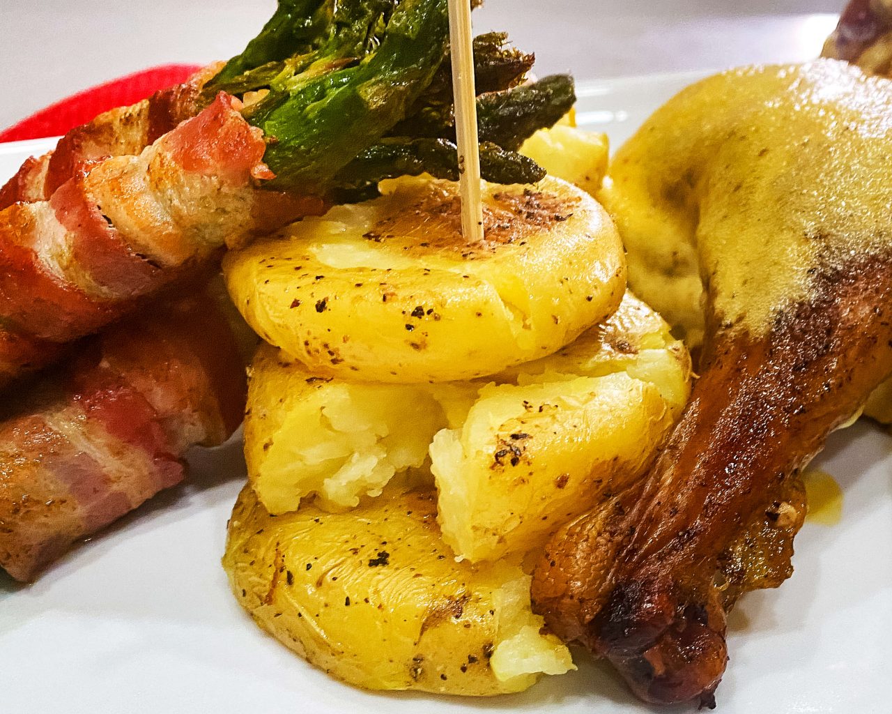 Crispy Smashed Potatoes - Operation BBQ Relief