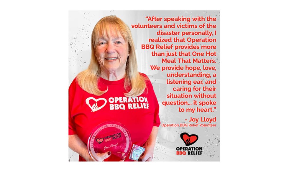 Joy Lloyd - Operation BBQ Relief